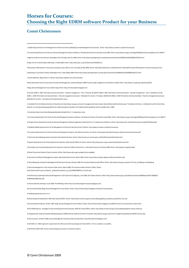 Irma Article Edrm Software Design And Selection | PDF