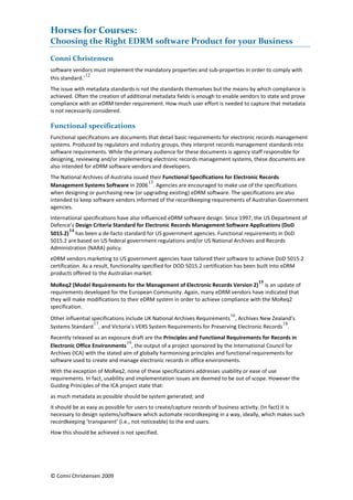 Irma Article Edrm Software Design And Selection | PDF | Business | Business and Finance