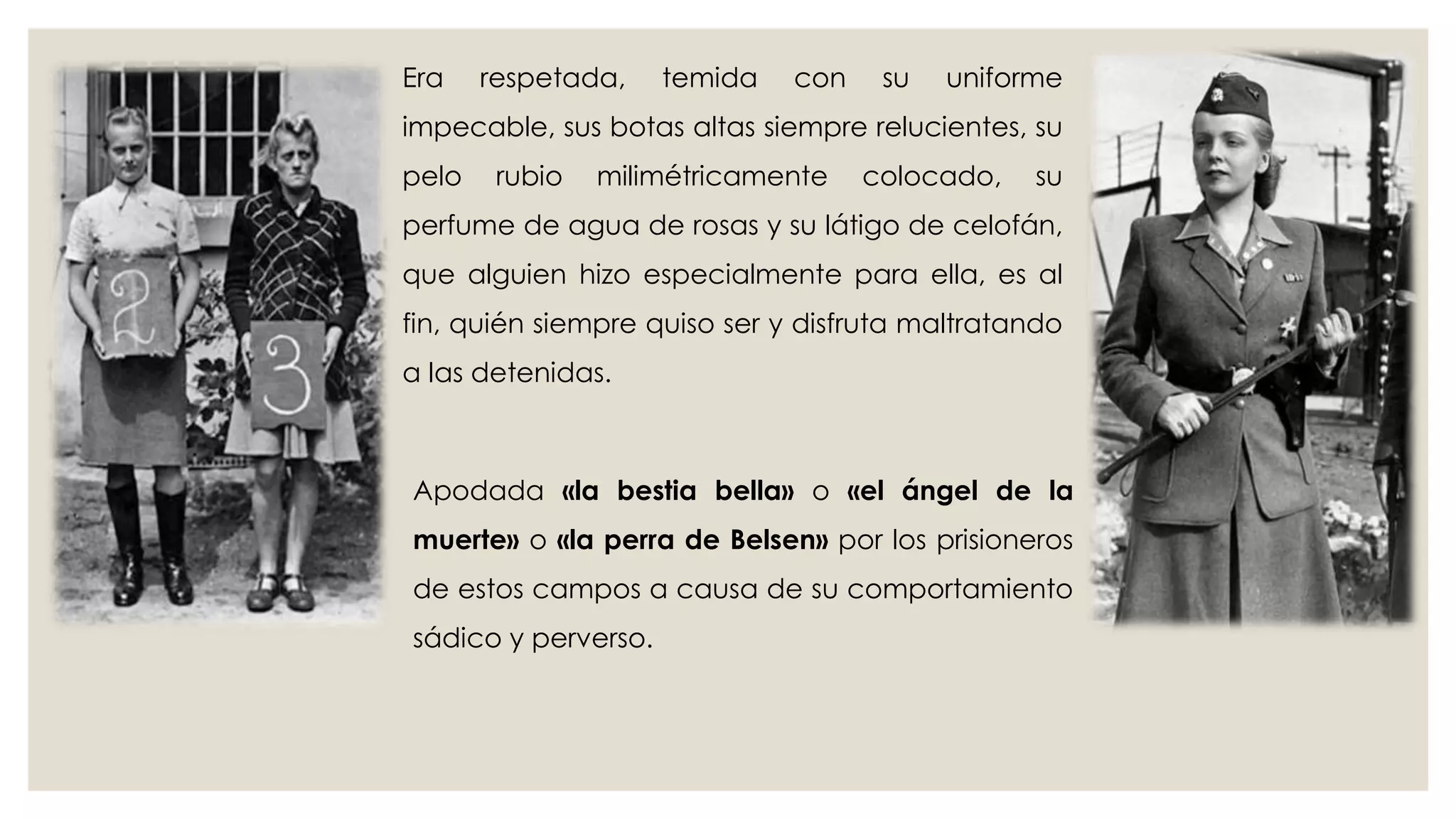 Irma Grese el angel de muerte | PPTX