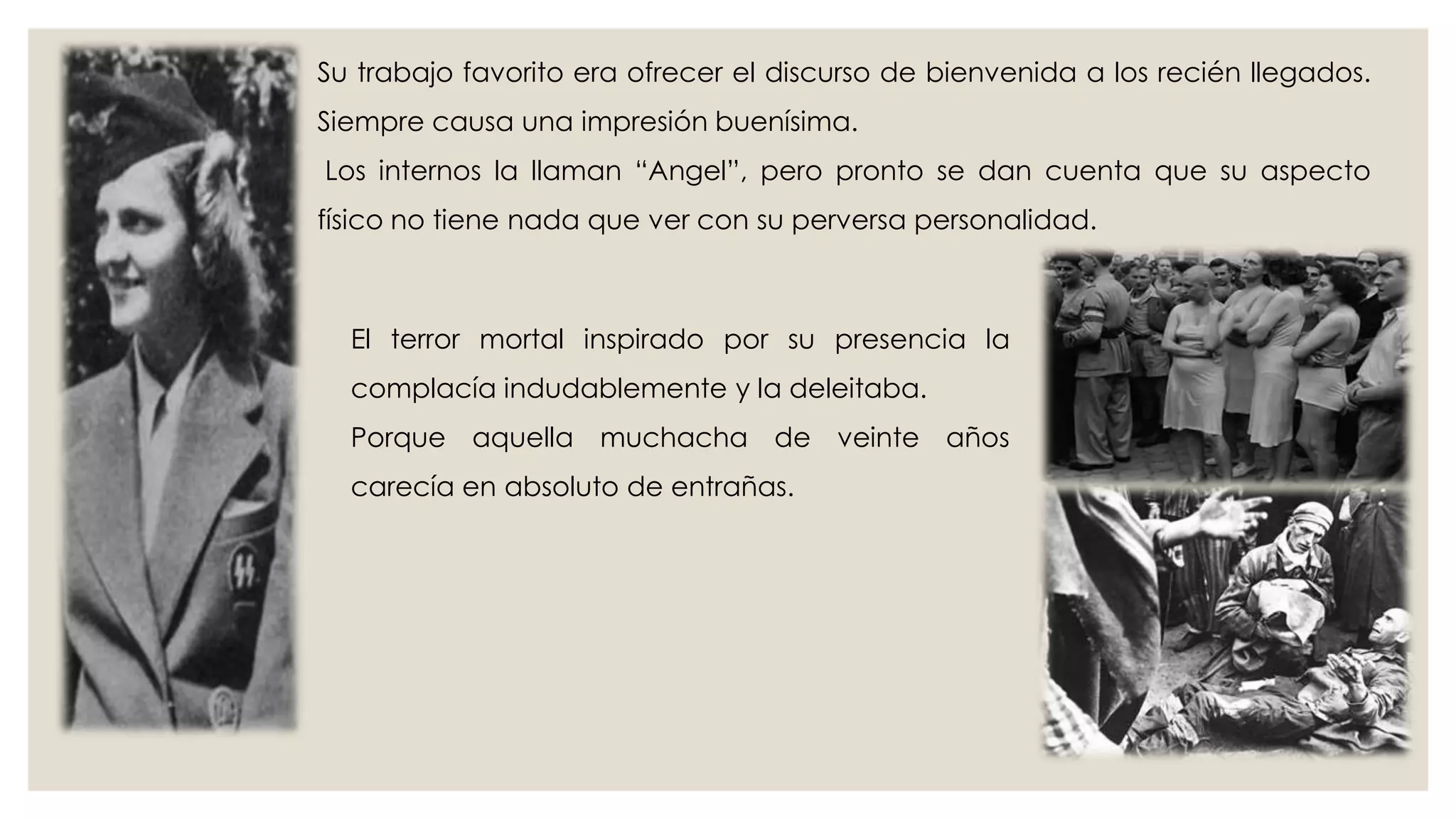 Irma Grese el angel de muerte | PPTX