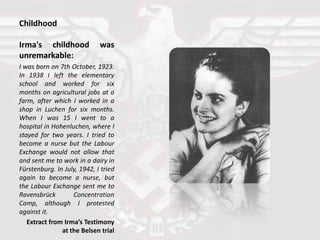 Irma Grese Execution