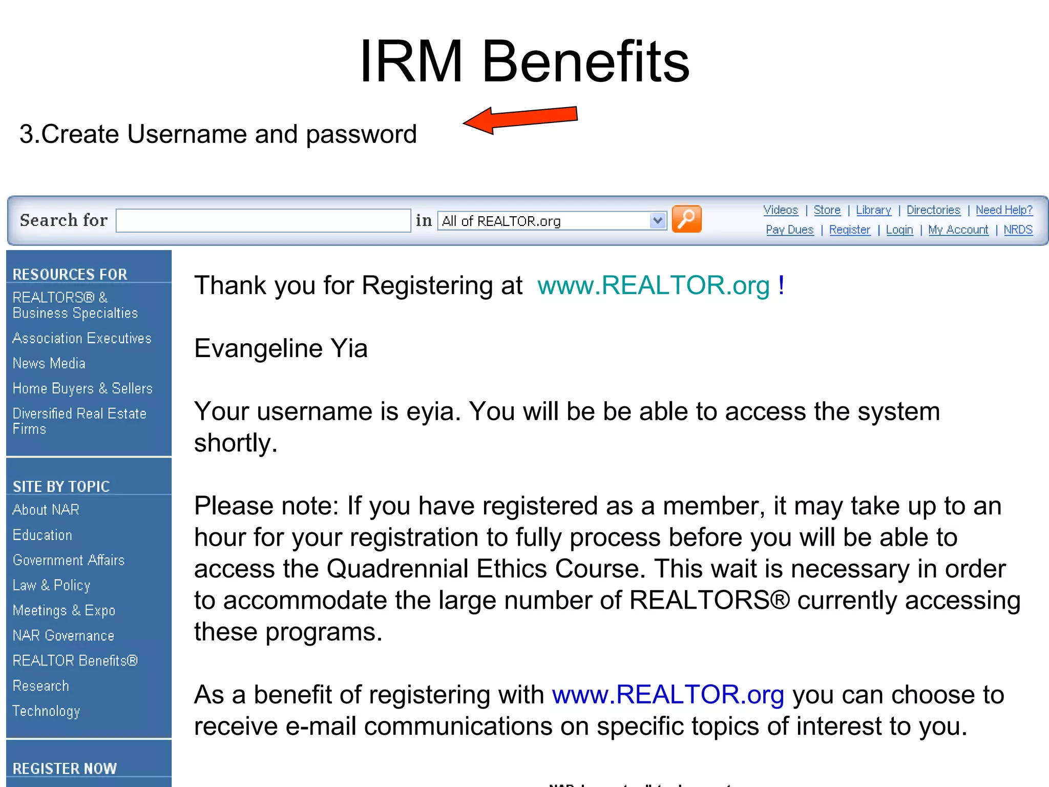 IRM Benefits with NRDs | PPT