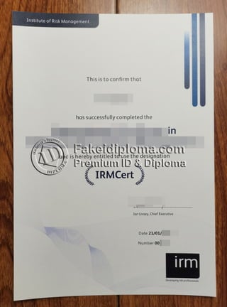IRM certificate | PDF