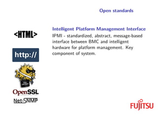 Linux firmware for iRMC controller on Fujitsu Primergy servers | PDF