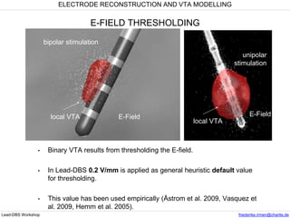 Electrode Reconstructions VTA Modelling | PPT