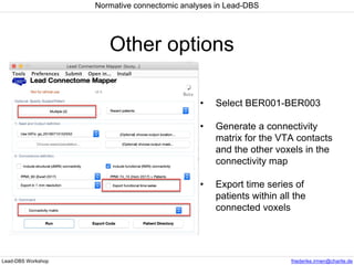 Normative Connectomes Leadmapper | PPTX
