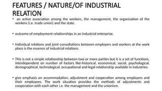 Ir Module Ppt Of Industrial Relations Module 1 I Pptx