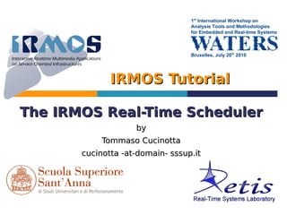 The IRMOS Real-Time Scheduler | PDF | Operating Systems | Computer Software and Applications