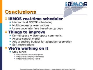 The IRMOS Real-Time Scheduler | PDF | Operating Systems | Computer Software and Applications