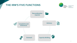 Introduction to the IRM | PPTX