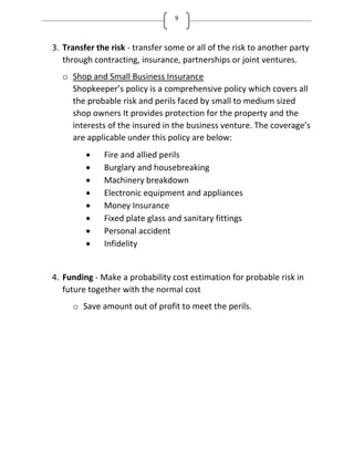 Insurance Need for small shop | PDF | Small and Medium-sized Business ...