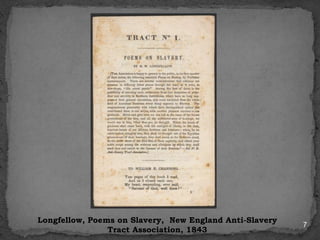 Longfellow and Slavery | PPT