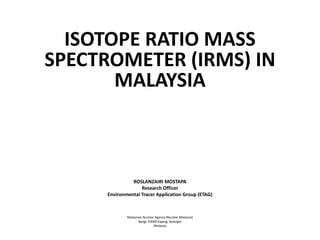 Irms (introduction) | PPTX