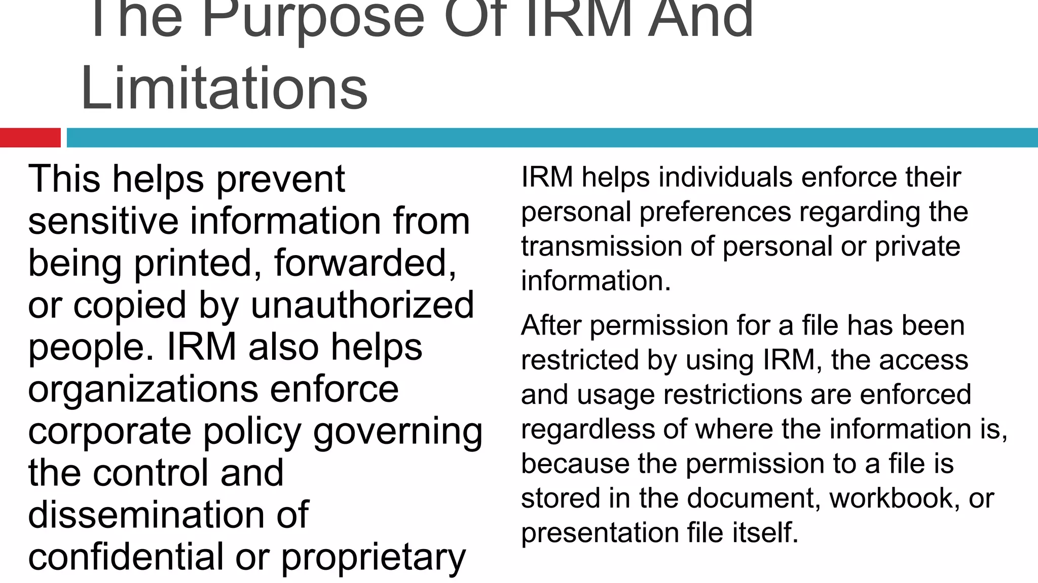 Information Resource Managment | PPTX