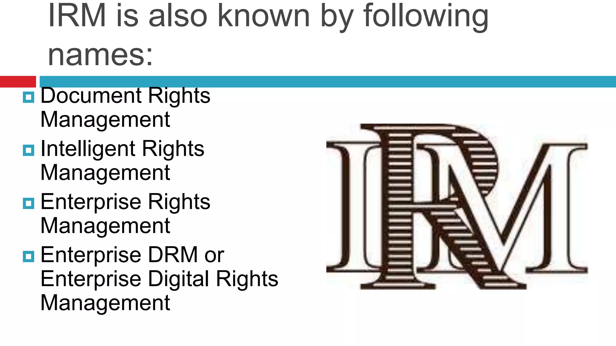 Information Resource Managment | PPT