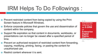 Information Resource Managment | PPT