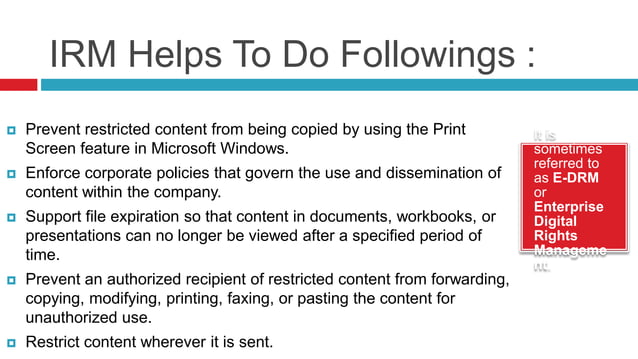 Information Resource Managment | PPT