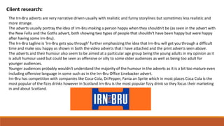 Irn bru pro forma | PPT