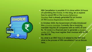 IRN Cancellation.pptx