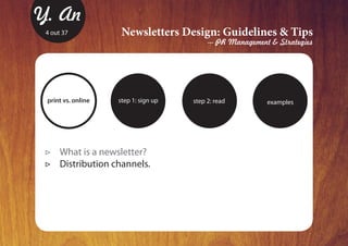 Newsletters Design: Guidelines & Tips | PPT