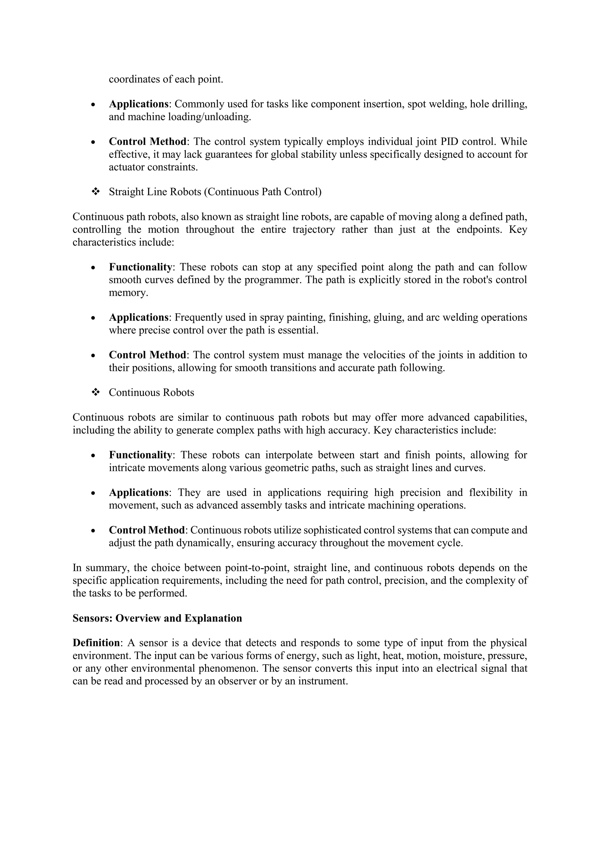 B.Tech 5th Semester Industrial Robotics Notes Module- I | PDF