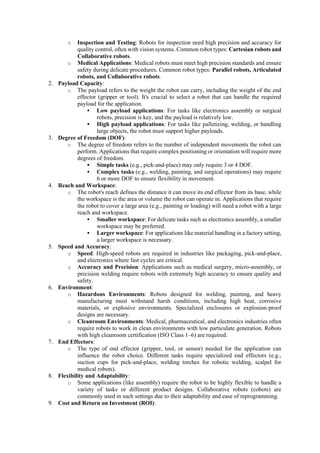 B.Tech 5th Semester Industrial Robotics Notes Module- II | PDF