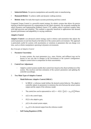 B.Tech 5th Semester Industrial Robotics Notes Module- V | PDF