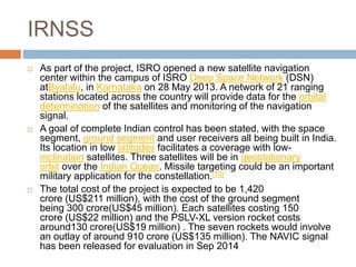 IRNSS by Anish Raj Goyal | PPT