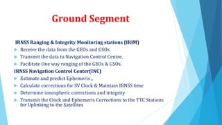 IRNSS by Sree Bhargava | PPTX