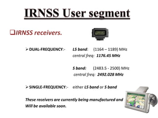 IRNSS paper presentation | PPT
