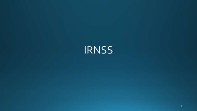 Irnss | PPT | Free Download