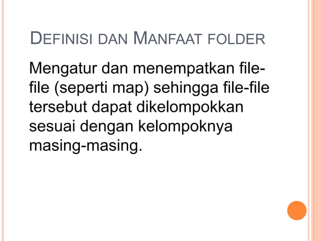Manajemen file | PPTX