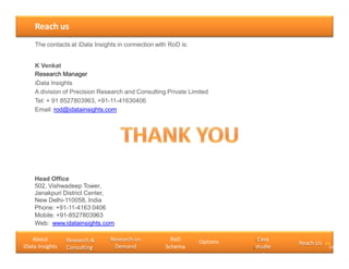 iData Insights Research on Demand Offerings | PPT