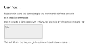 iRODS PAM OIDC Authentication flow | PPTX