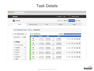Iron.io Technical Overview | PPTX