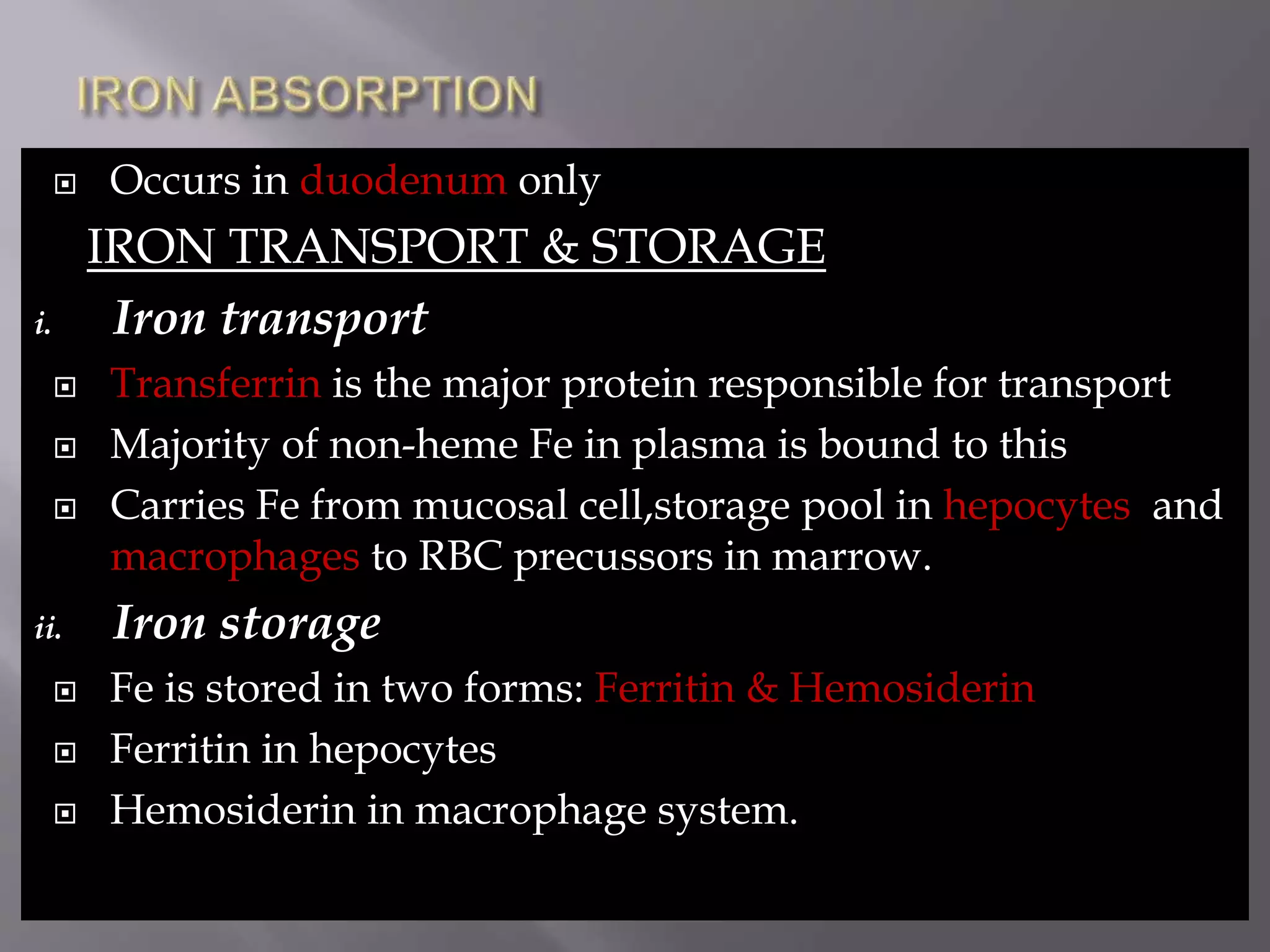 Iron Deficiency Disease | PPTX