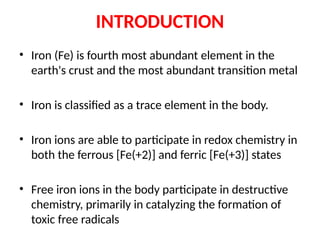 IRON and it's metabolism and it's disorder.pptx
