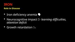 Iron RDA , Sources , Metabolism and role.pptx