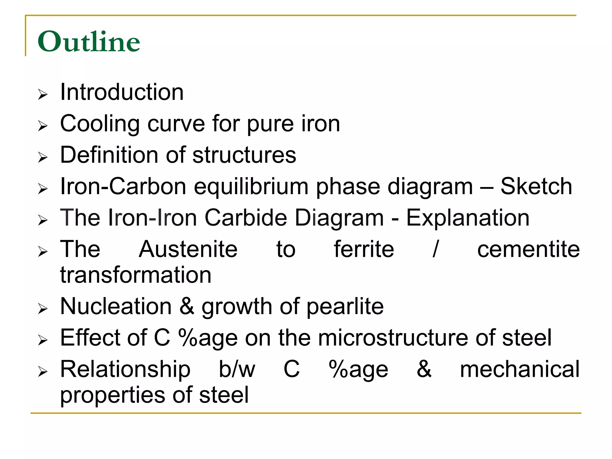 Iron carbon diagram | PPT