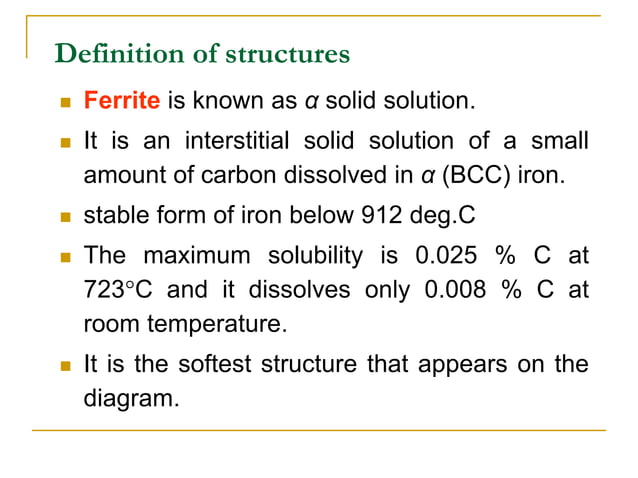 Iron carbon diagram | PPT