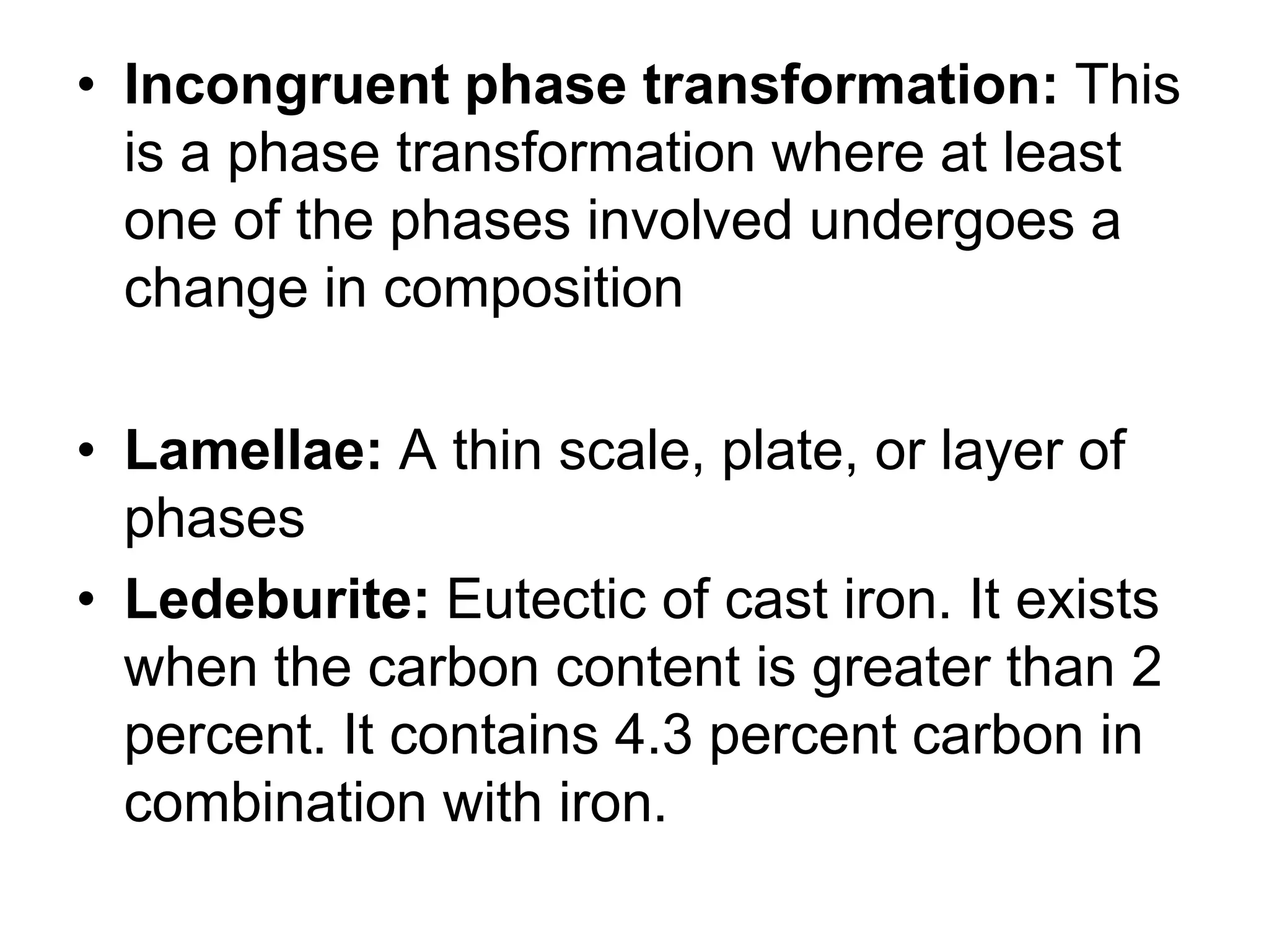 Iron carbon phase diagram & basic definations | PPTX