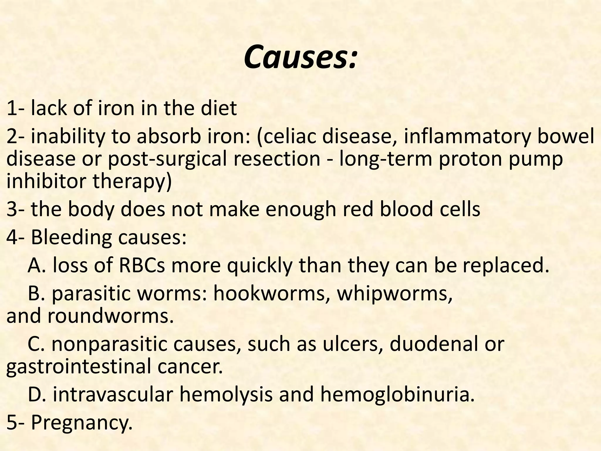 Iron deficiency anemia | PPTX