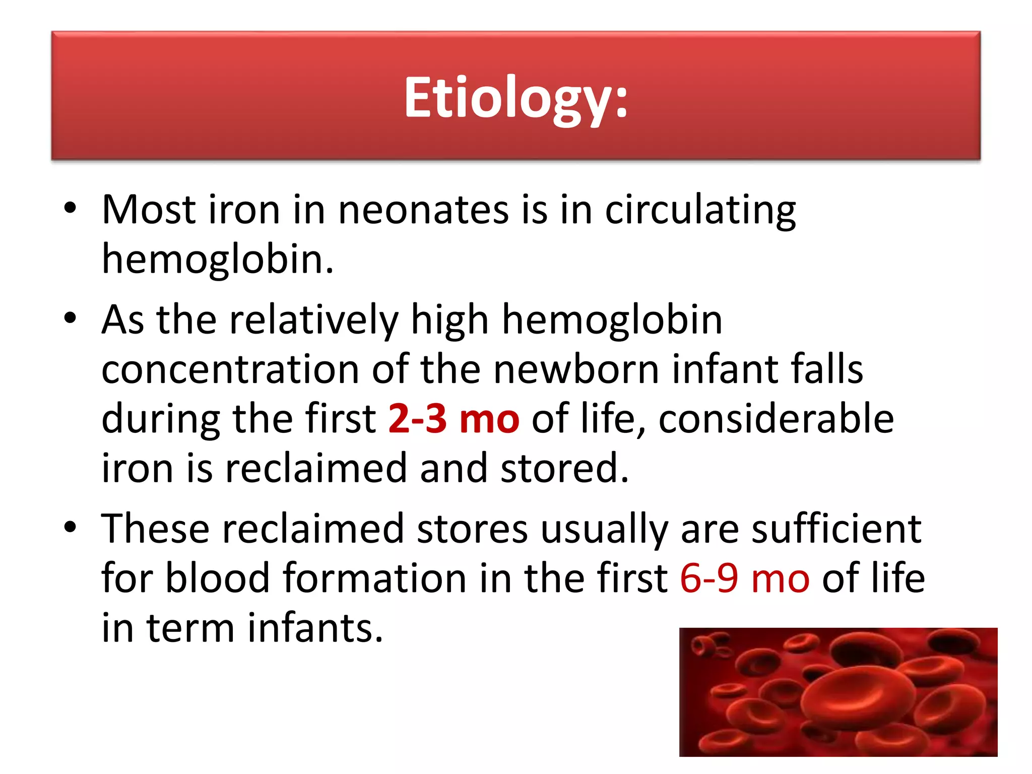 Iron deficiency anemia in children | PPTX