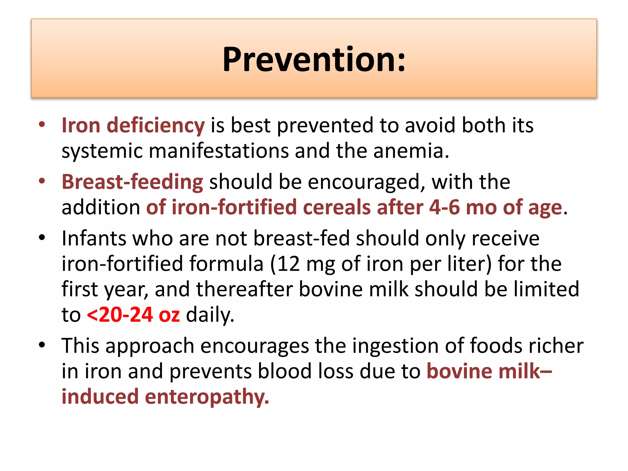 Iron deficiency anemia in children | PPTX