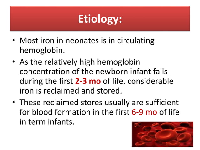 Iron deficiency anemia in children | PPTX