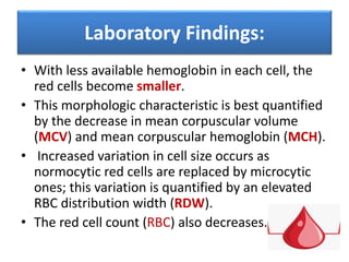 Iron deficiency anemia in children | PPTX