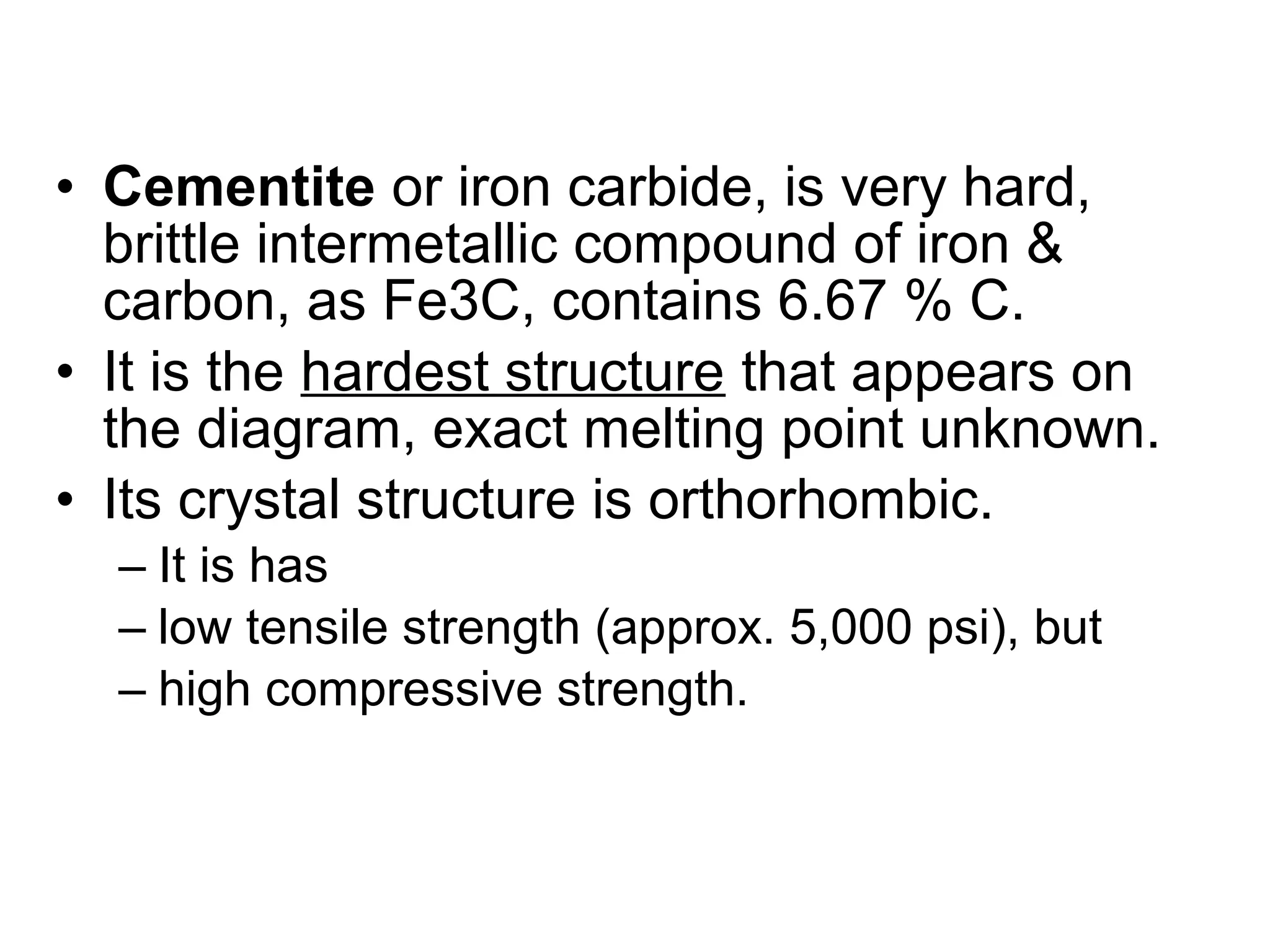 Iron iron carbide equilibrium diagram | PPT