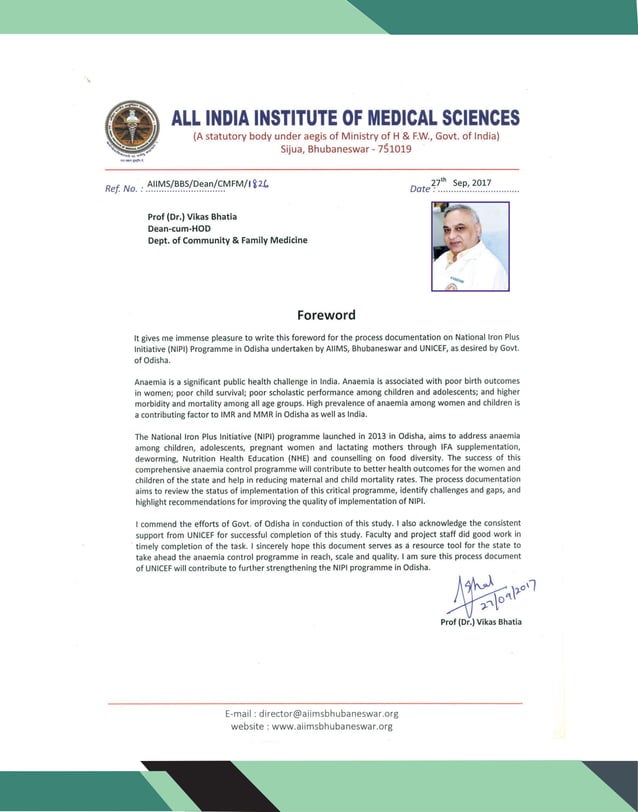Iron-Plus-Initiative NIPI scheme of India for Anema free | PDF | Blood ...