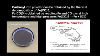 Iron powder | PPT
