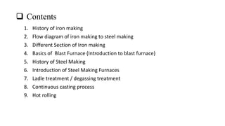 iron-steelmaking.pptx | Chemistry | Science